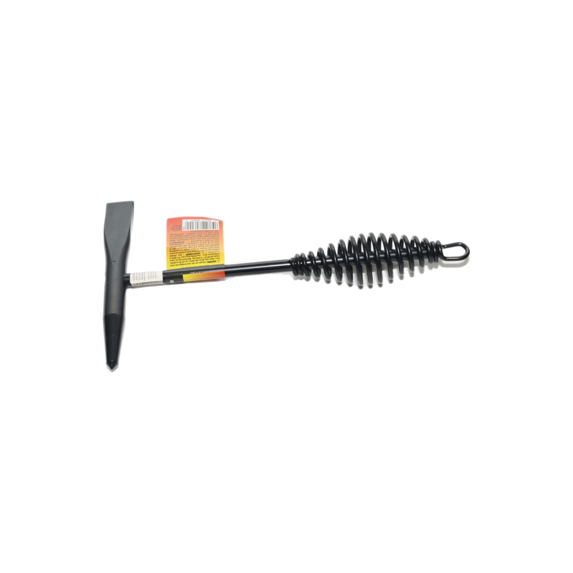 Tool Kit; Straight Head Chipping Hammer; 10-1/2" W/ Spring Handle ...