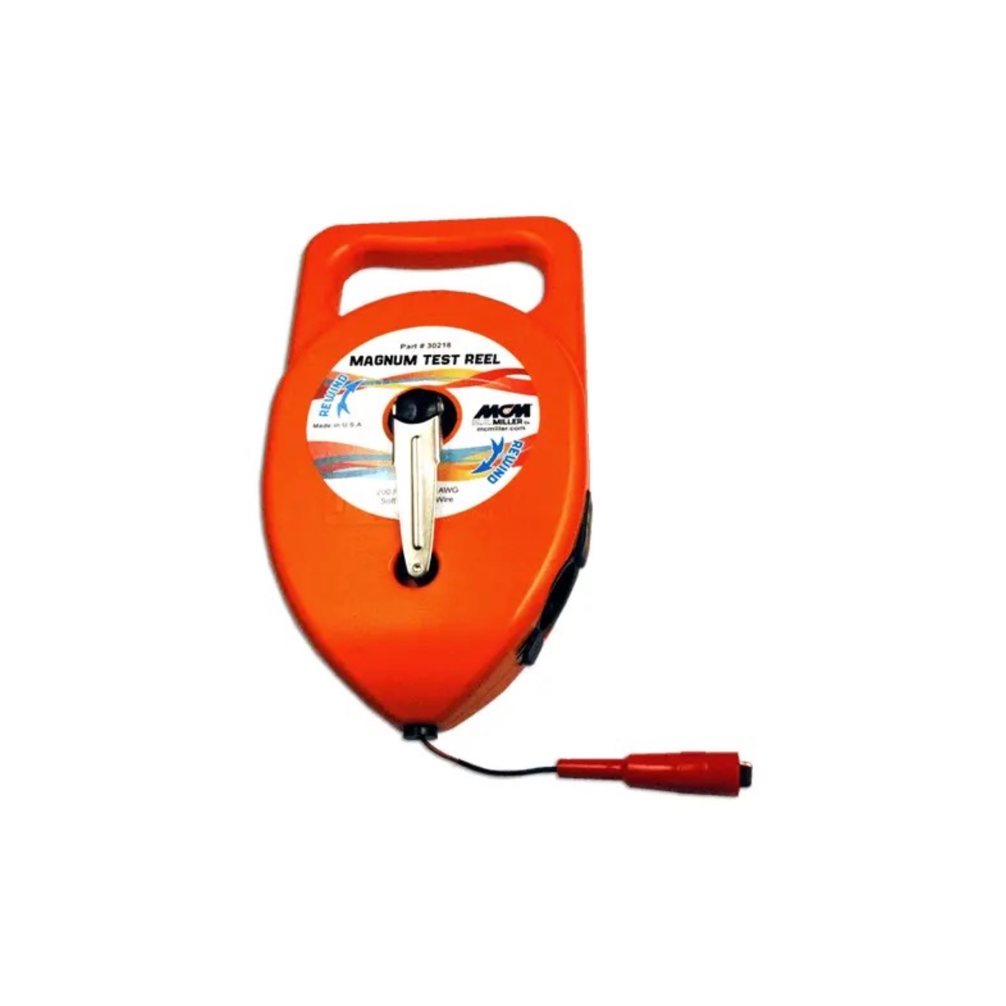 MCM #30215; MAGNUM TEST REEL W/100' #16 RED WIRE - BK Corrosion, LLC